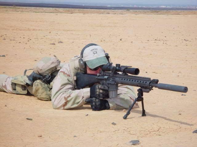 MK12在美军中的定位如何？属于狙击步枪，突击队制式使用！|狙击步枪|美军|步枪_新浪新闻