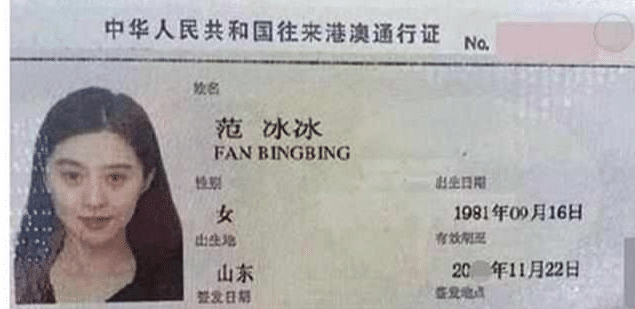 明星的证件照流出：范冰冰还真不是一般的美，王子文证件照给满分