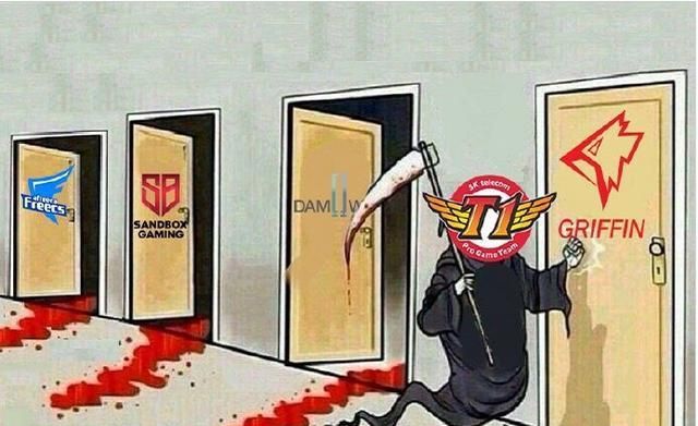 SKT官推对话GRF：来敲门了 你们想我了吗？