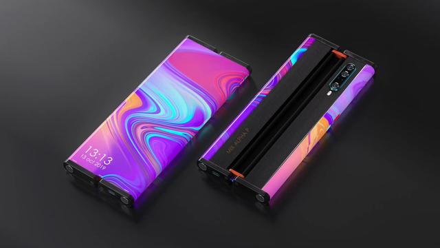 小米MIX折叠机概念图：可折叠可拉伸 比华为MateX强多了__财经头条