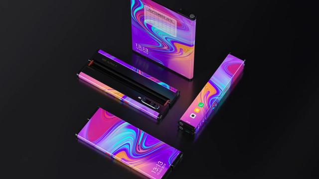 小米MIX折叠机概念图：可折叠可拉伸 比华为MateX强多了__财经头条