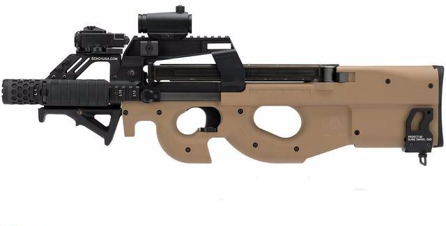 当年被称为最强冲锋枪的FN-P90到底有多强？百米之内无可匹敌|侵权|冲锋枪|枪机_新浪新闻