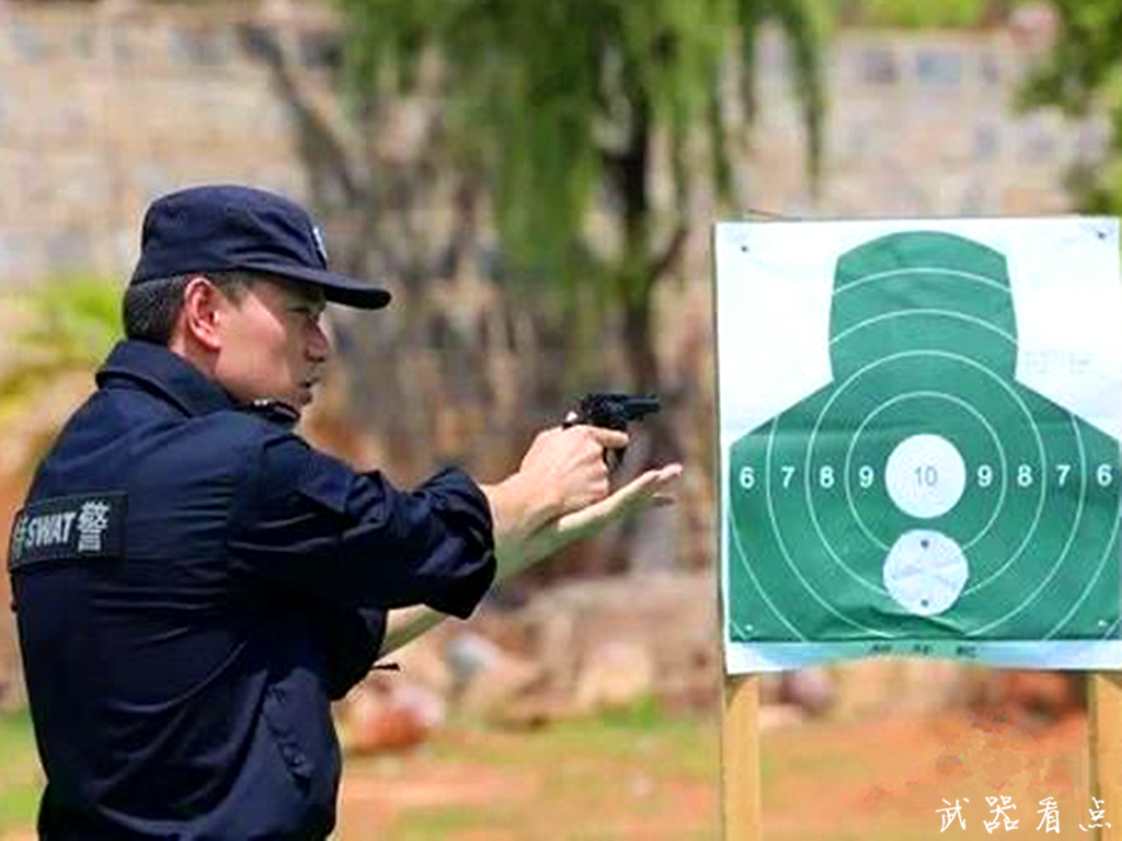 军事丨国产NRP9型警用转轮手枪，主要用于50米内的目标
