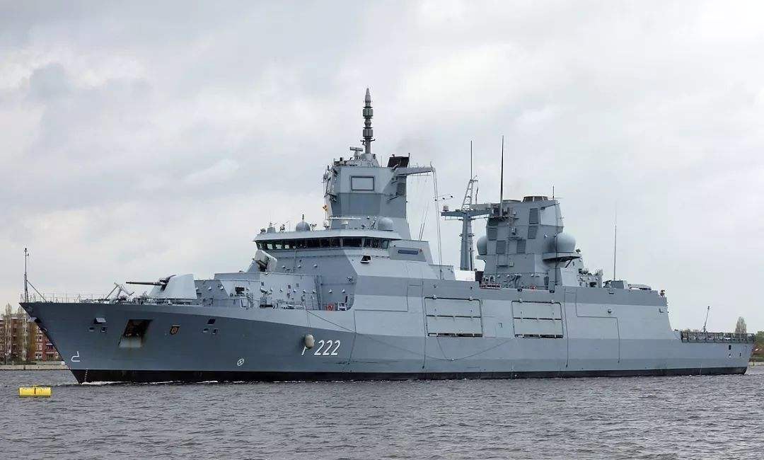 美人迟暮！作为德国舰队曾经的防空中坚力量，F124护卫舰真老了