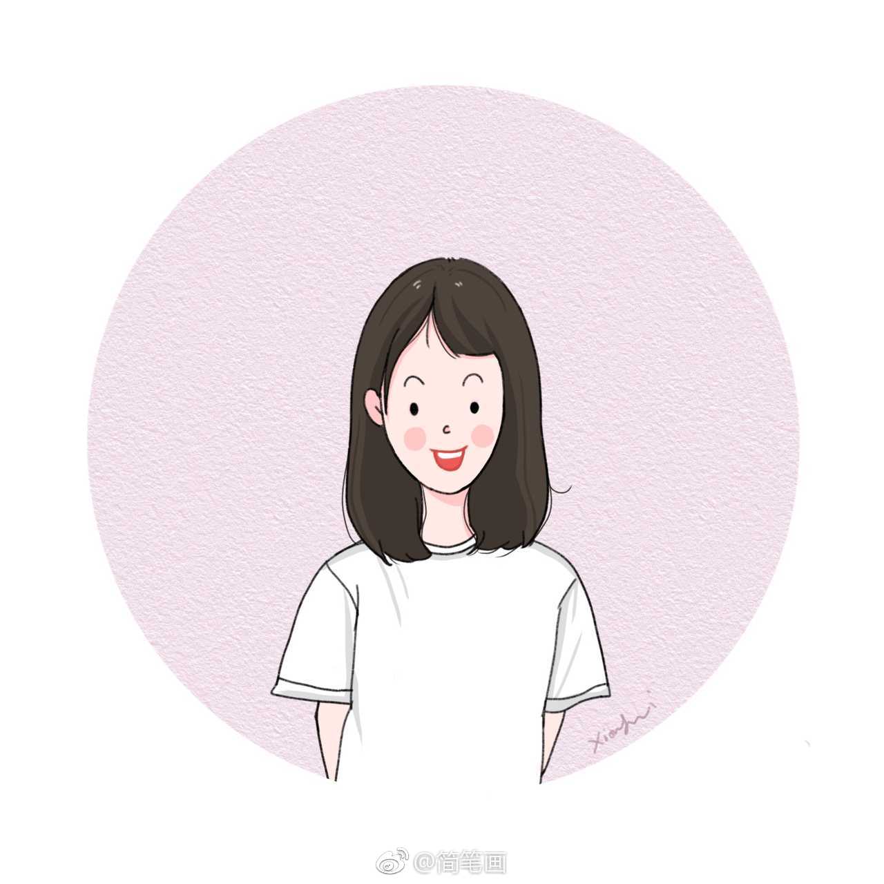 一组简笔画女生头像（投稿：@XiongLLi ）|简笔画|头像|投稿_新浪新闻