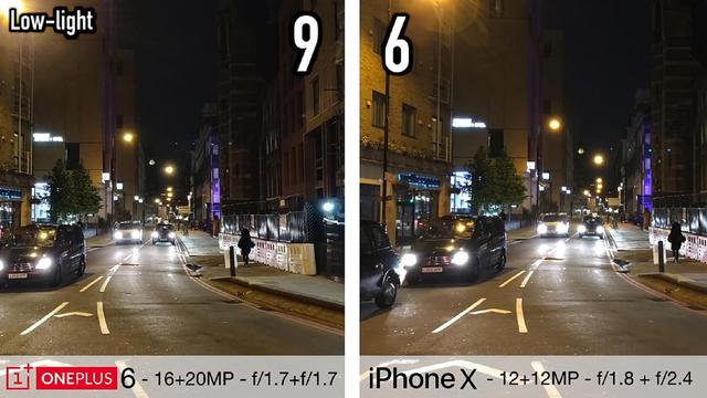 一加手机6和iPhoneX拍照对比：夜景和8X拍照有惊喜__财经头条