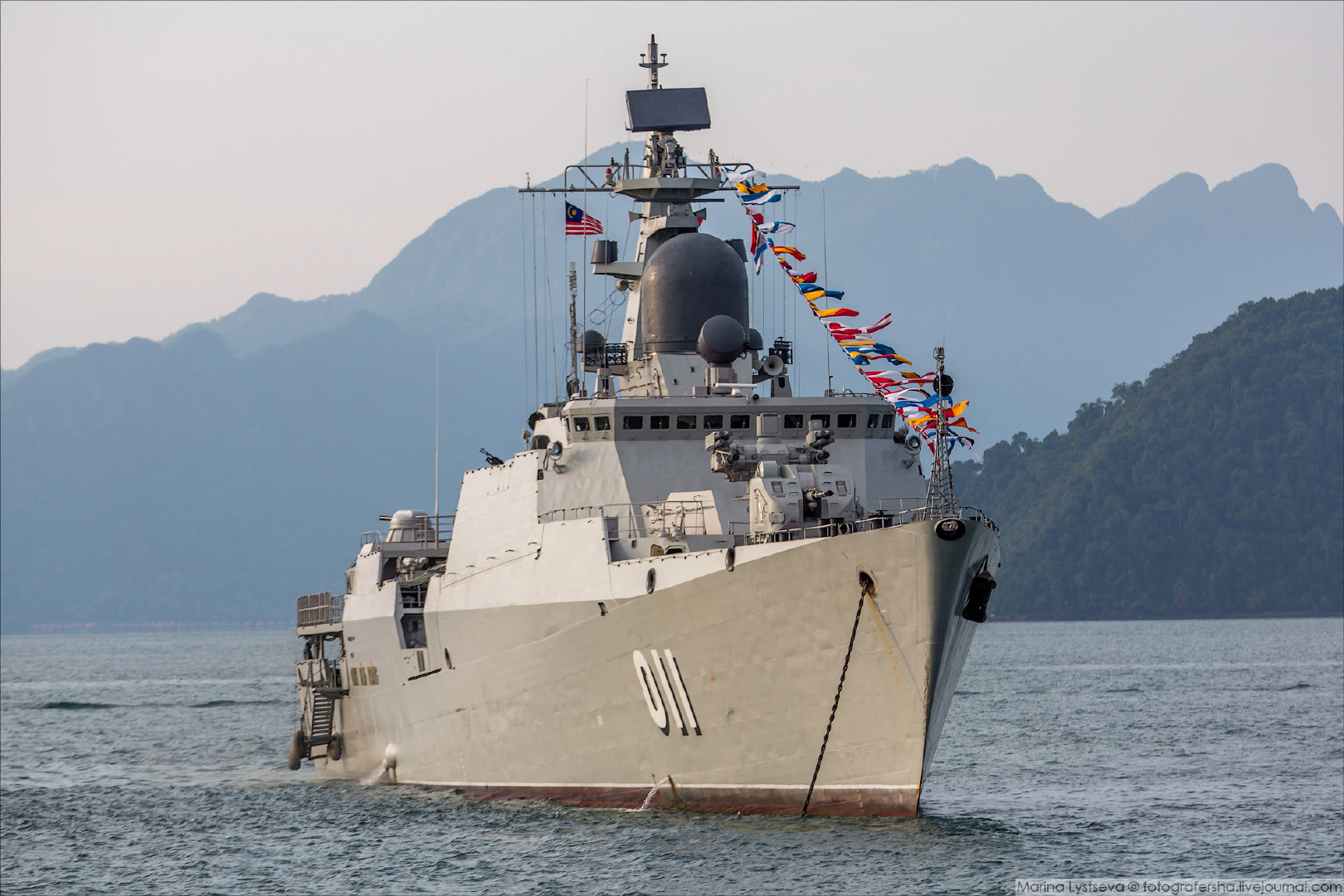 俄罗斯11661型猎豹级护卫舰。俄罗斯就装备两艘，691和693