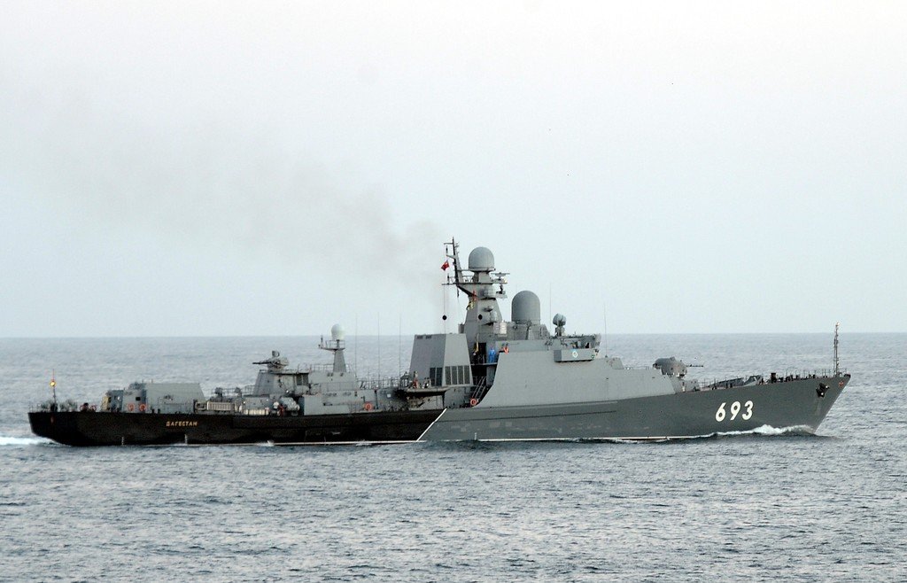 俄罗斯11661型猎豹级护卫舰。俄罗斯就装备两艘，691和693