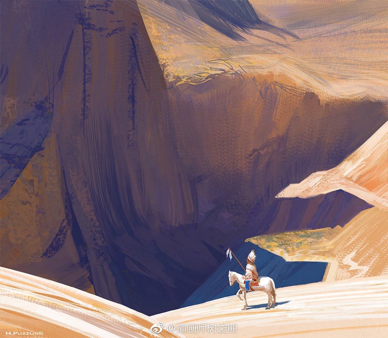 加拿大插画家 Hugo Puzzuoli 幻想世界概念场景插画设计作品|幻想世界|插画家|加拿大_新浪新闻