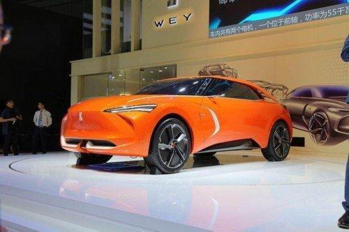 WEY首推纯电动概念车型WEYX，引入黑科技，配双电机可自行充电-新浪汽车