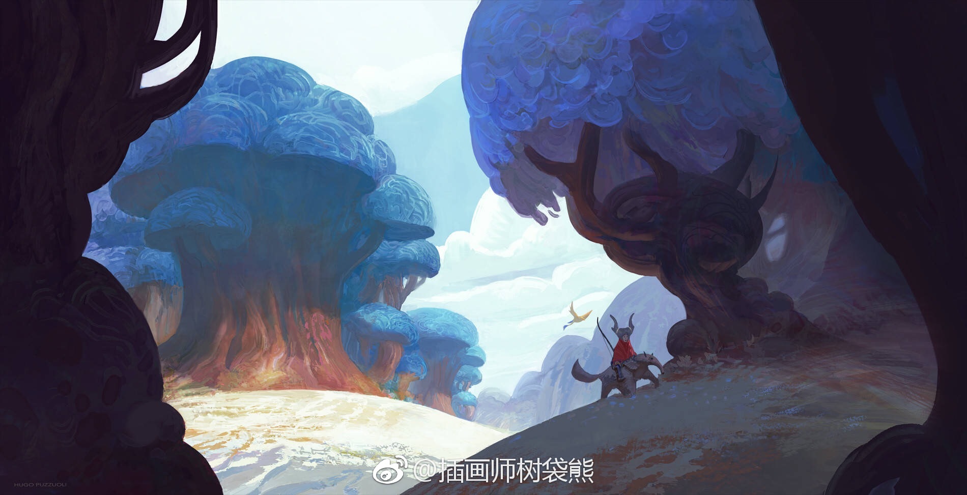 加拿大插画家 Hugo Puzzuoli 幻想世界概念场景插画设计作品|幻想世界|插画家|加拿大_新浪新闻