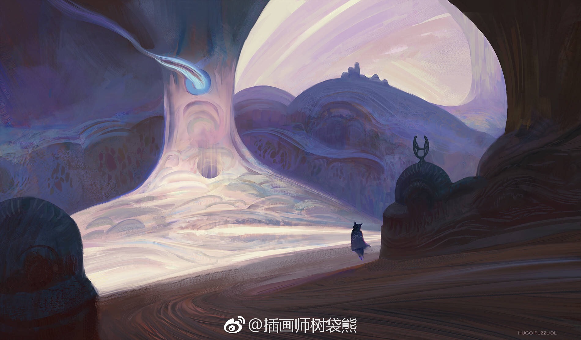 加拿大插画家 Hugo Puzzuoli 幻想世界概念场景插画设计作品|幻想世界|插画家|加拿大|场景|概念_新浪新闻
