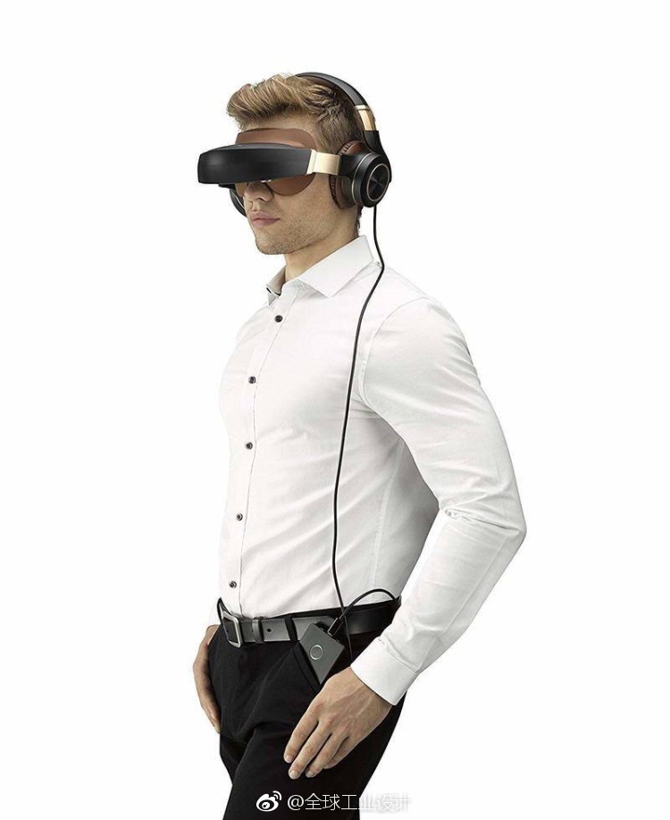 柔宇 Royale Moon VR一体机设计,VR眼镜+3D头盔结合|一体机|3D|头盔_新浪新闻