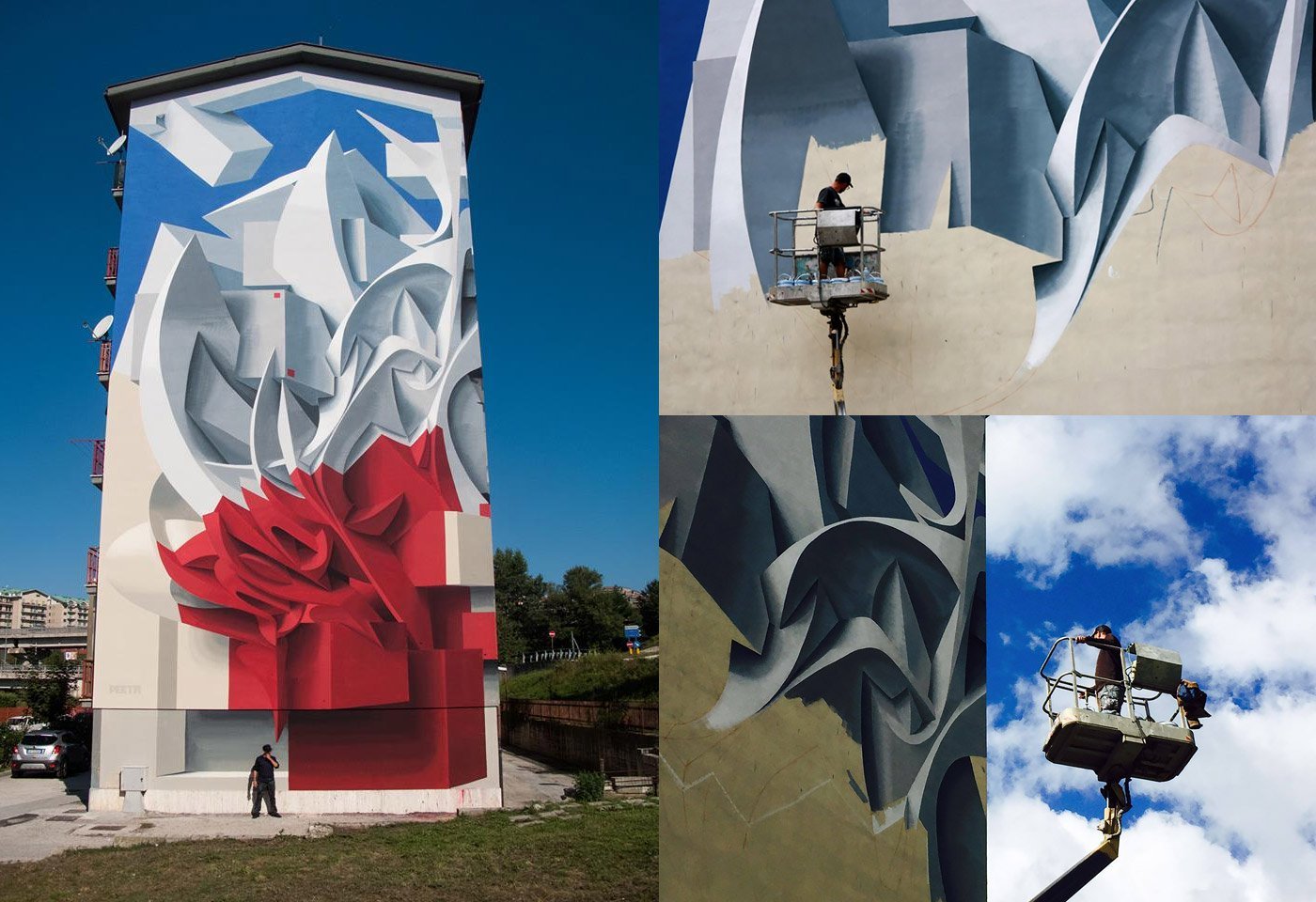 三维壁画 街头艺术 / Three-Dimensional Murals & Street Art by Pee_新浪新闻