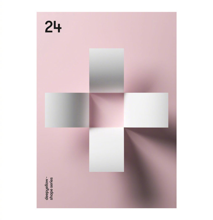 Deep Shape是一个专门研究几何构图、阴影及色彩过度之间美学关系的创|构图|美学|平面设计_新浪新闻