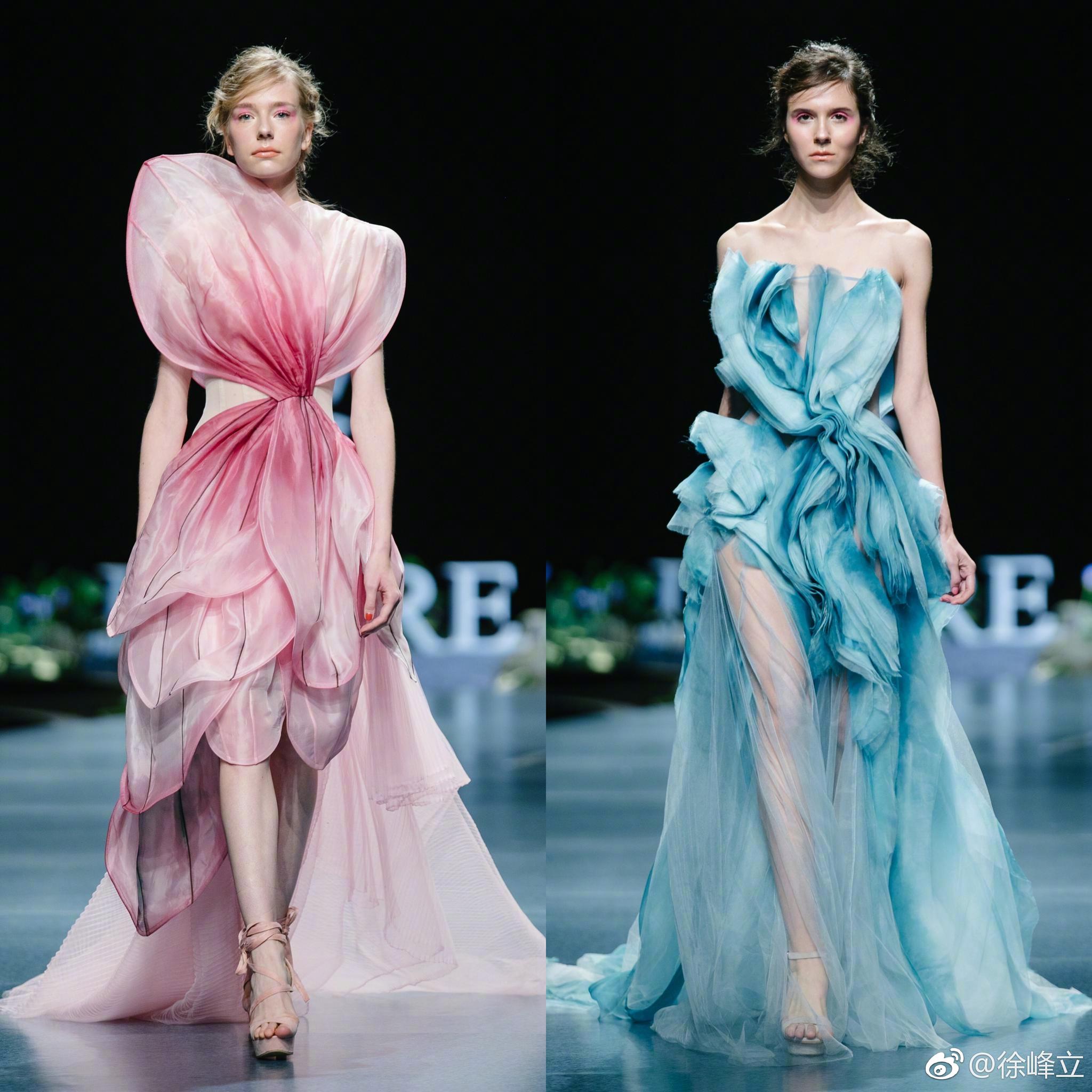 JUSERE SPRING/ SUMMER 2019 莲语～有人问：最美的礼服长什么样|绝色倾城|礼服|云霞_新浪新闻