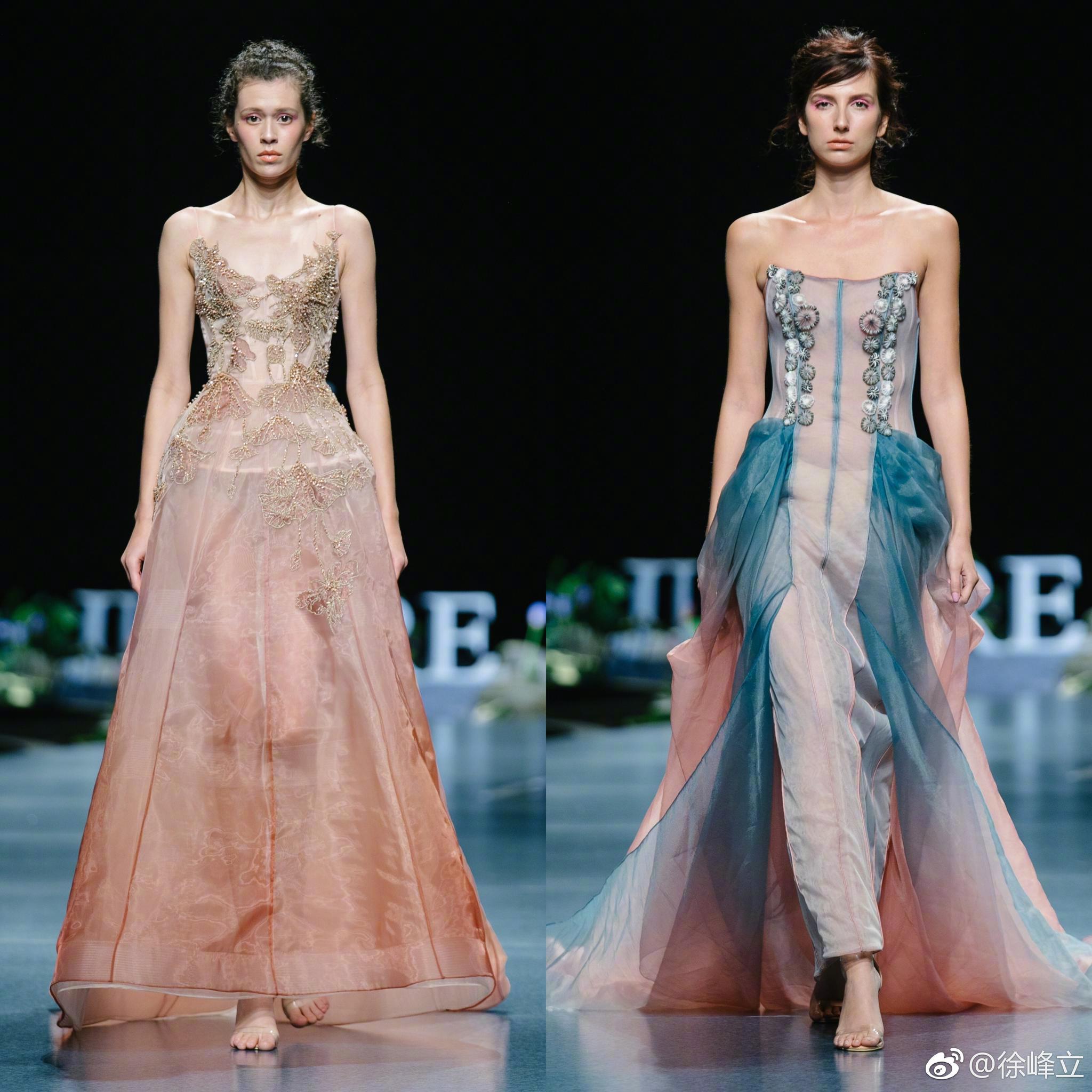 JUSERE SPRING/ SUMMER 2019 莲语～有人问：最美的礼服长什么样|绝色倾城|礼服|云霞_新浪新闻