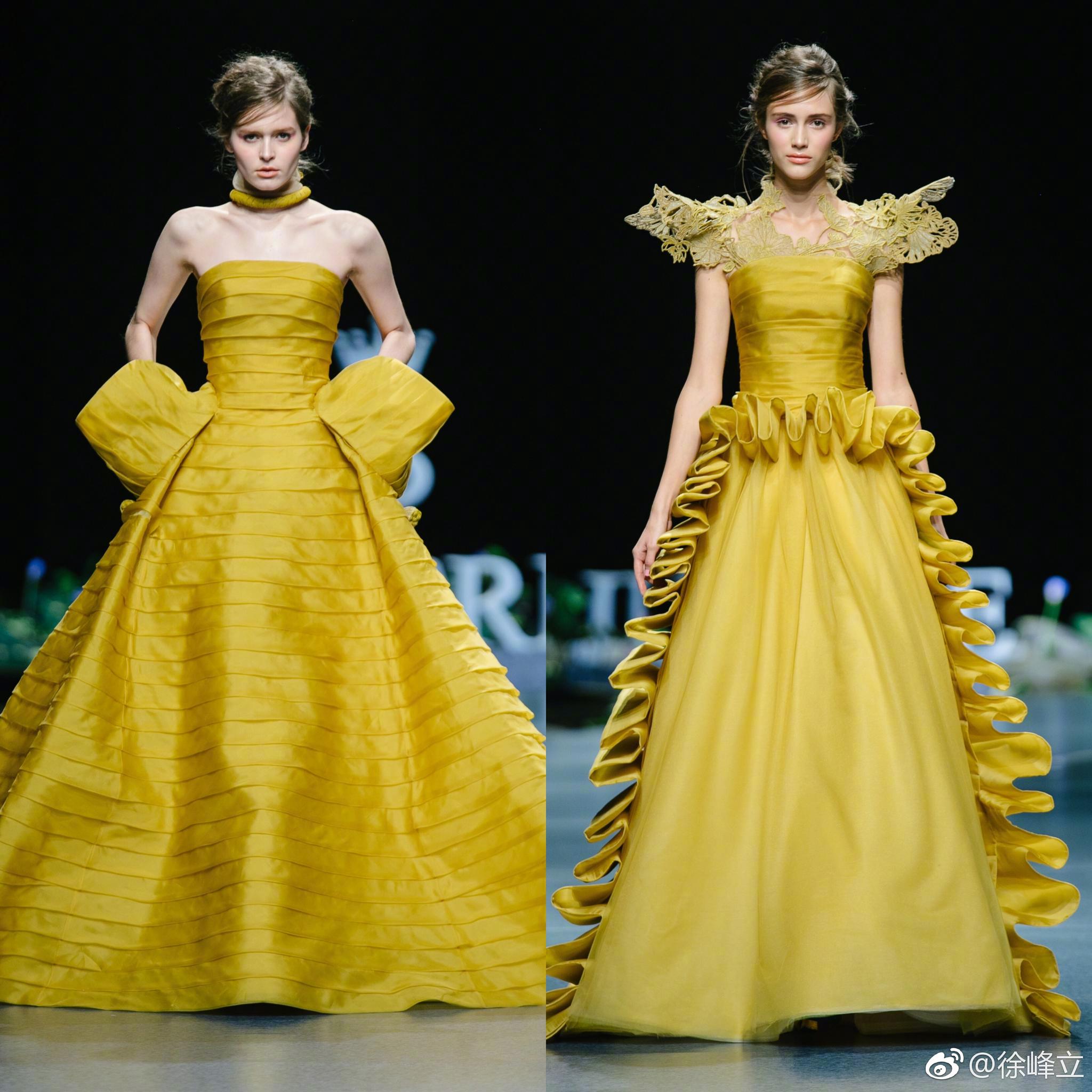 JUSERE SPRING/ SUMMER 2019 莲语～有人问：最美的礼服长什么样|绝色倾城|礼服|云霞_新浪新闻