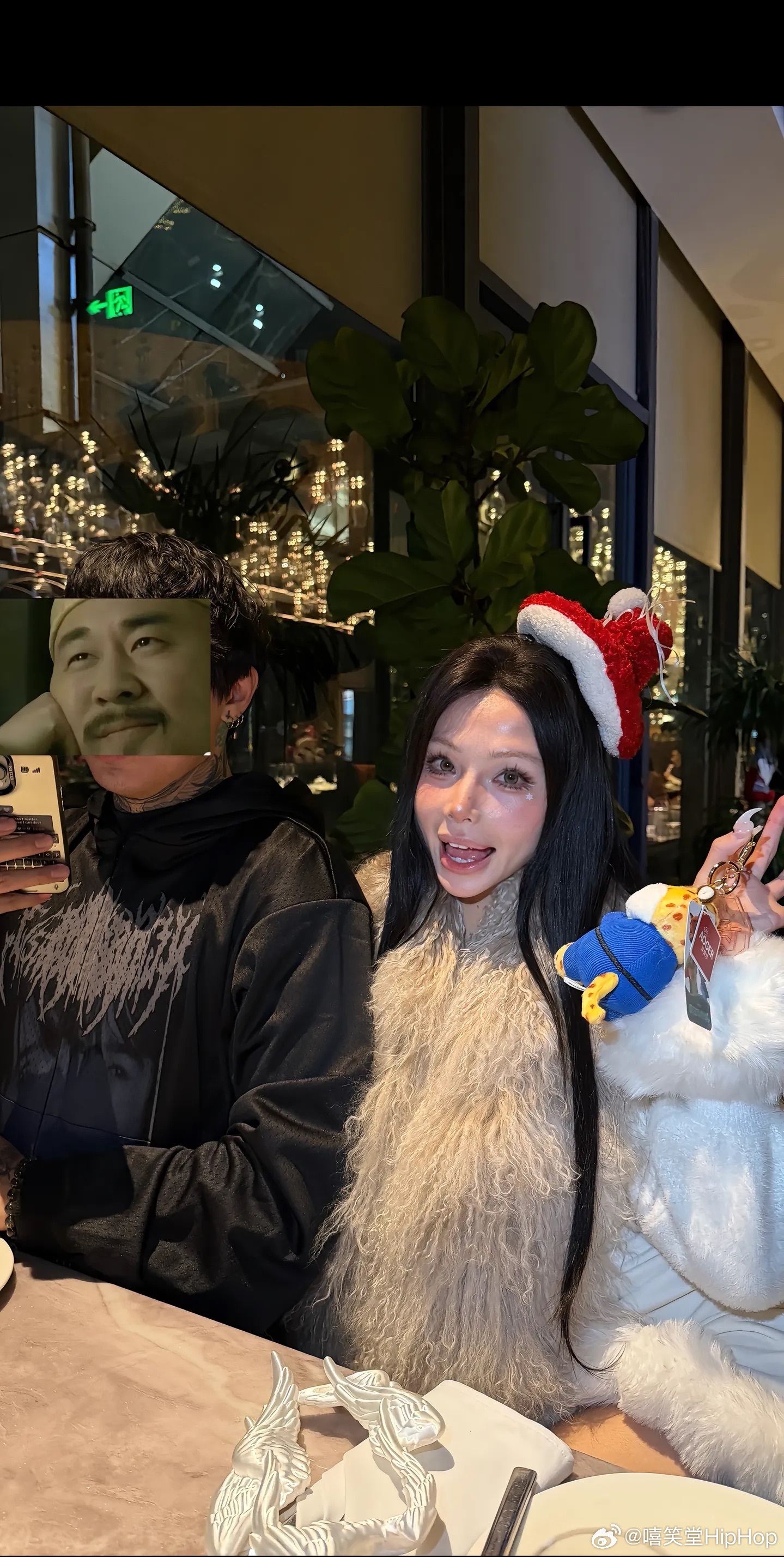 PSY.P与妻子大鲨鱼共度圣诞佳节|PSY|大鲨鱼_新浪新闻