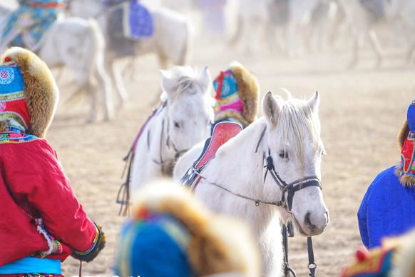 冰雪世界不止在东北，零下20度的内蒙草原泼水成冰，民族风情独特|蒙古|那达慕|草原_新浪新闻