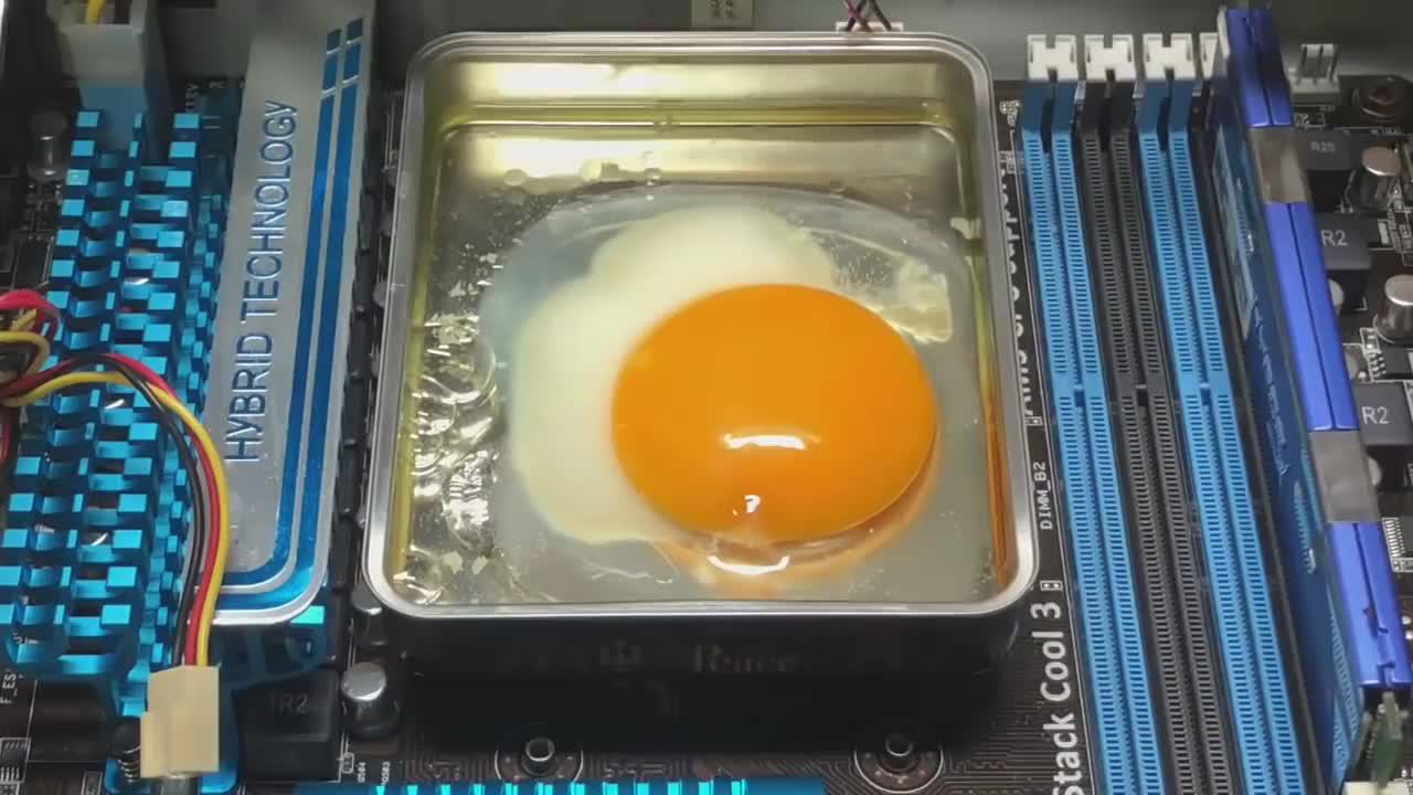 舌尖上的CPU——CPU煎蛋|CPU|煎蛋|脑洞大开 _新浪新闻