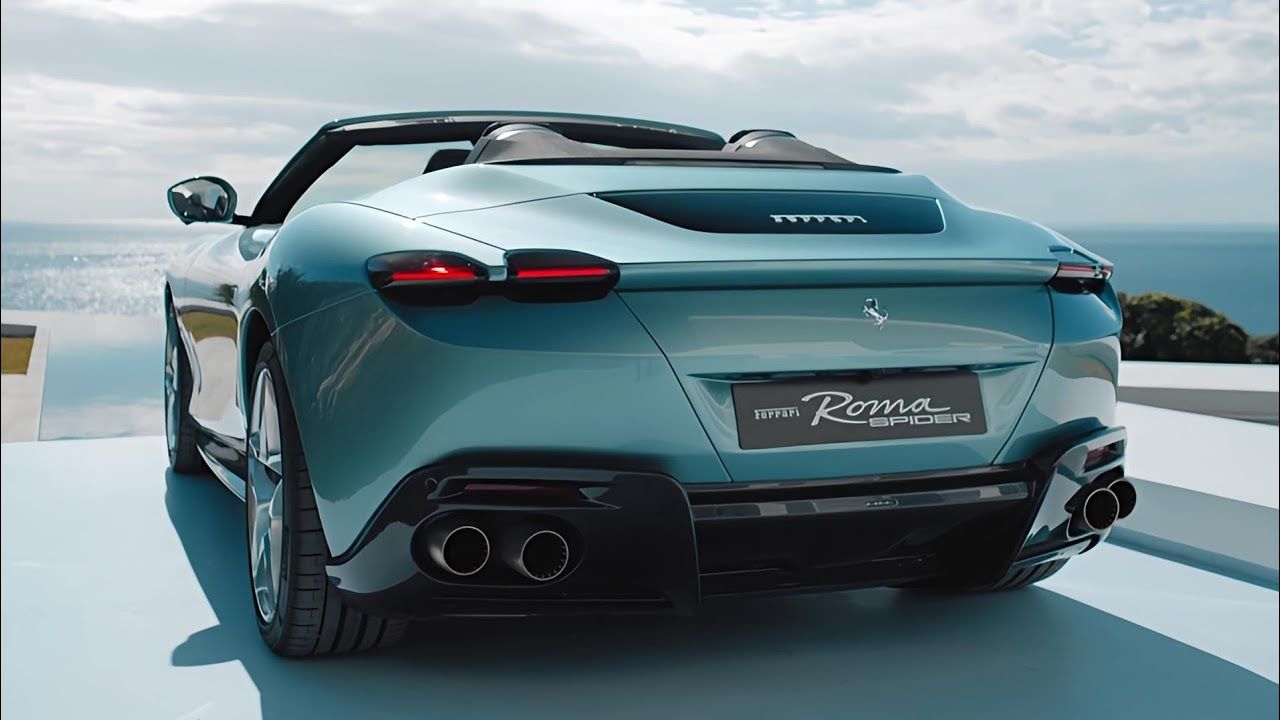 法拉利Roma Spider V8|汽车资讯|汽车视频|V8发动机_新浪新闻