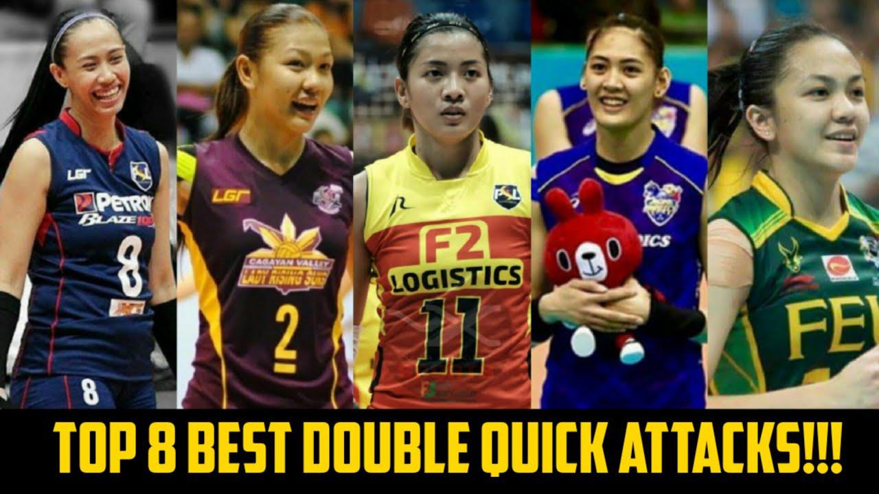 Double Quick Attacks！瞧瞧菲律宾女排联赛TOP8双快战术球！_新浪新闻