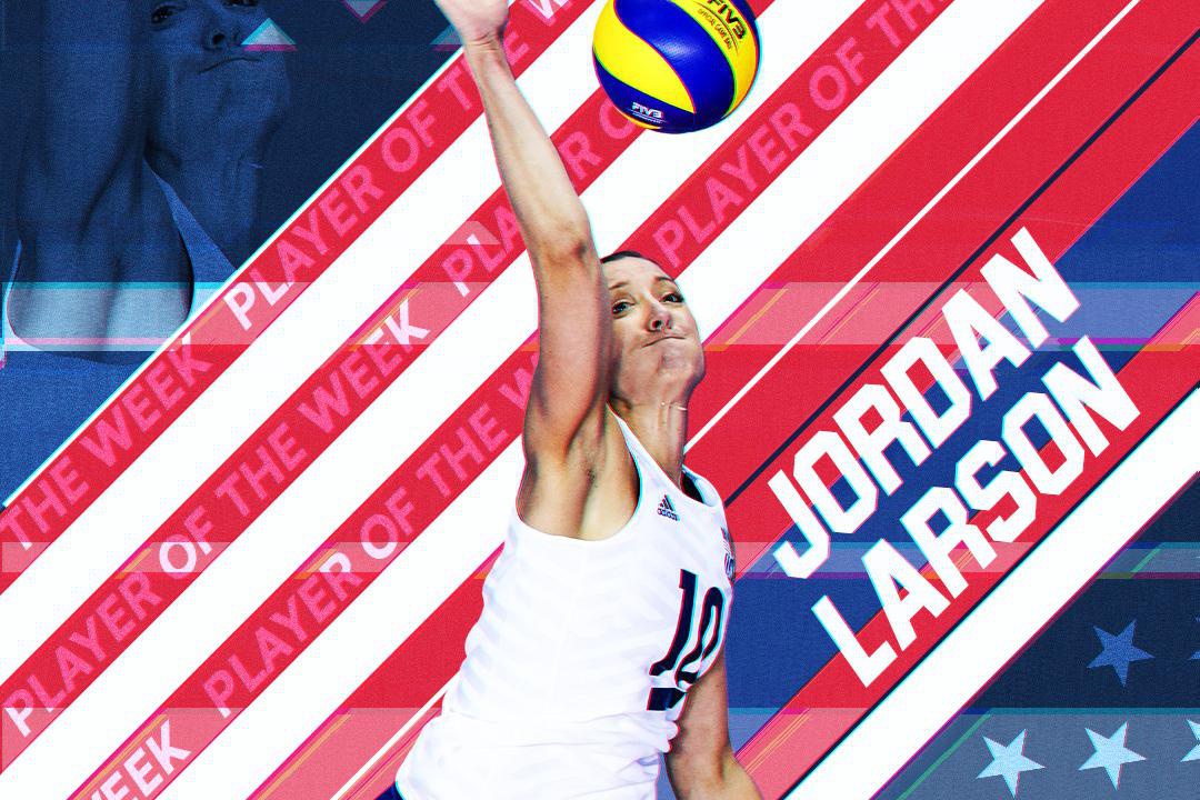 Jordan Larson！国际排联第28期星主角美国女排队长拉尔森！|美国女排|上海女排|拉尔森_新浪新闻