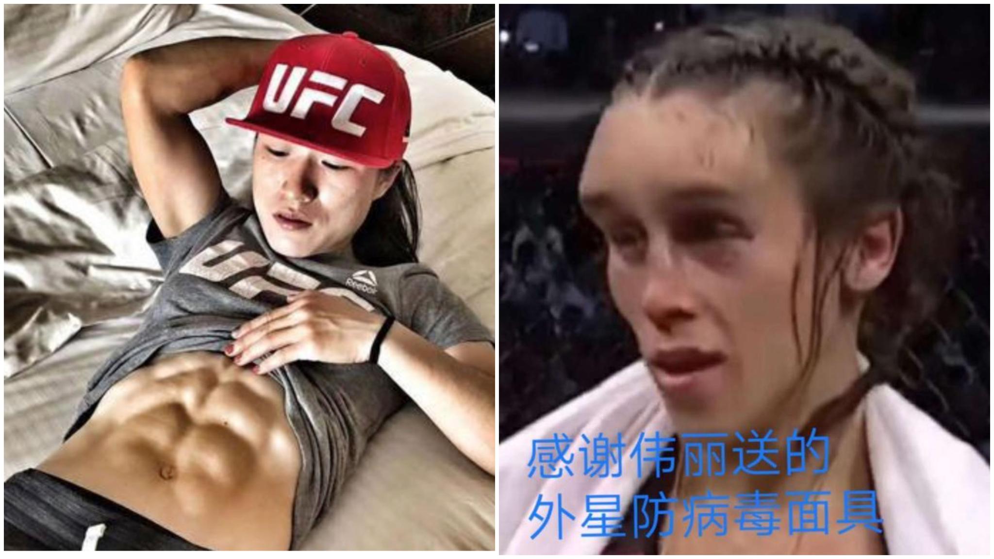 把对手打成外星人，UFC冠军张伟丽成功背后，7人功不可没！
