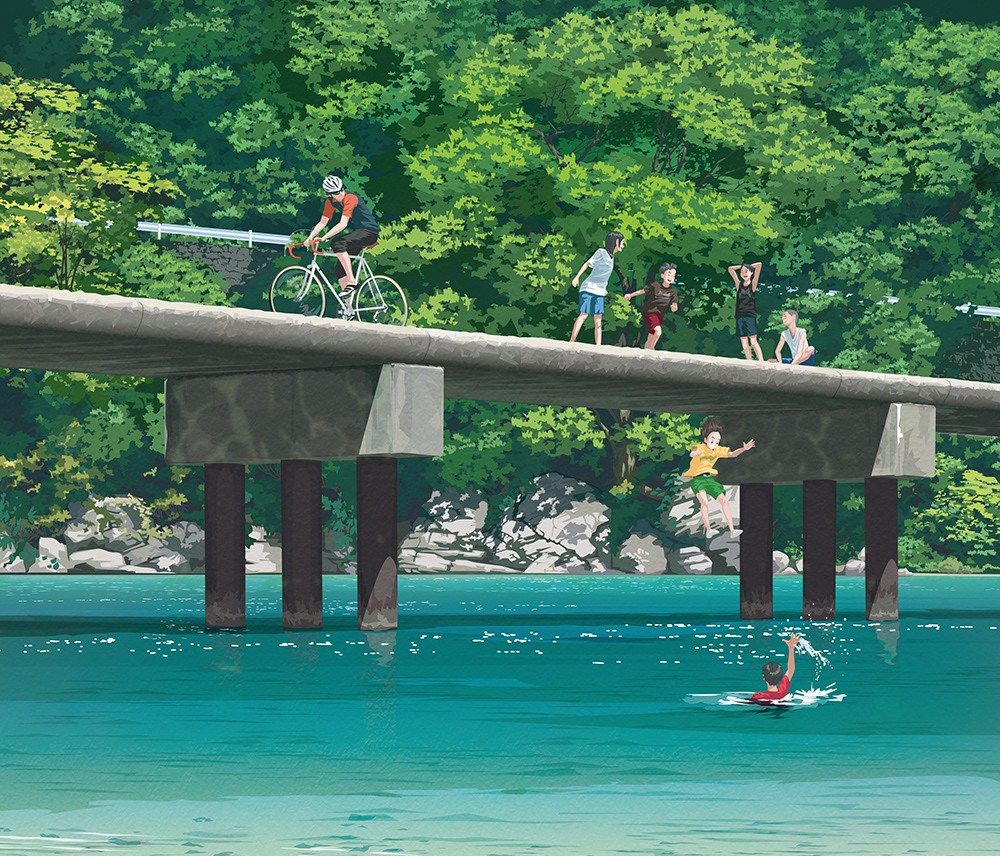 Jiro Miyata 配色清爽的夏日主题插画（下）