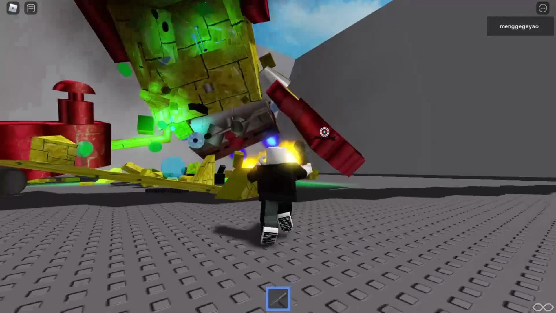 虚拟世界ROBLOX游戏钢铁侠海绵宝宝火箭弹对轰(1)|游戏|小游戏|_新浪新闻