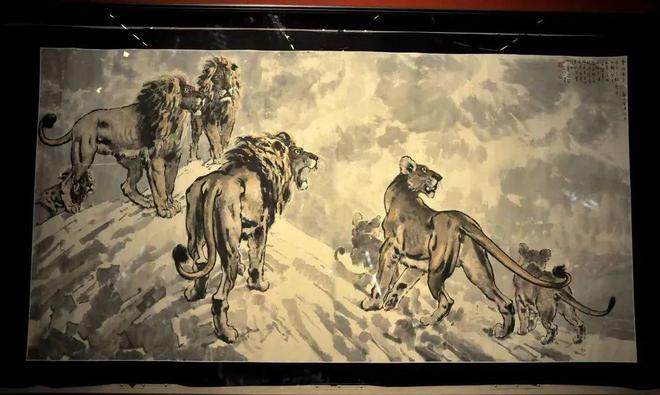 徐悲鸿的第一次画展