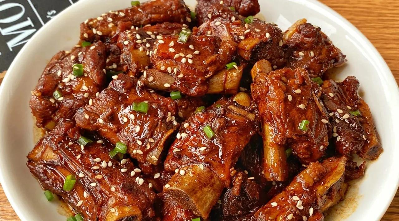 红烧排骨做法|排骨|姜片|冰糖_新浪新闻