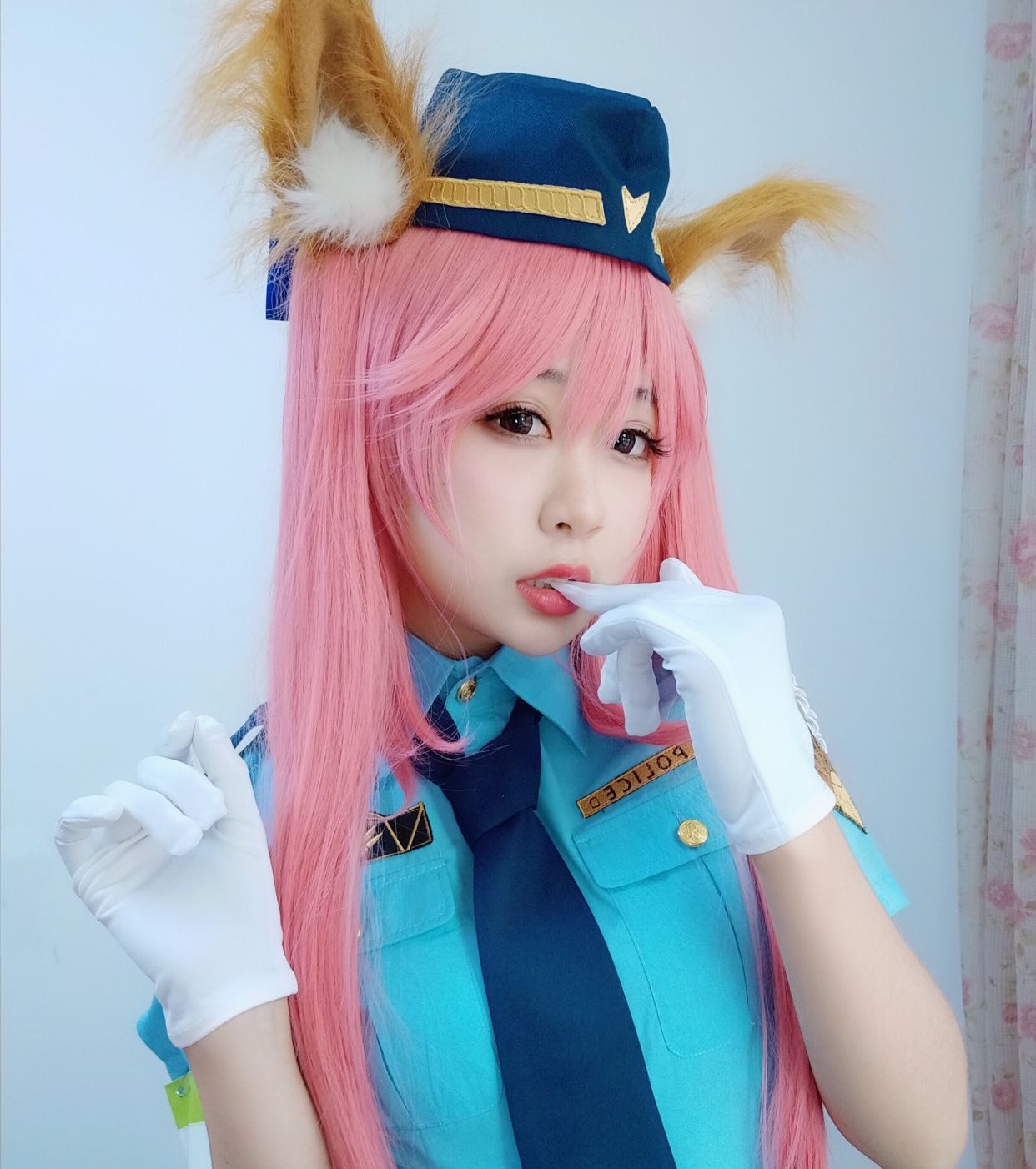 cosplay:十二位coser的女警玉藻前，带给你十二种不同的美，请签