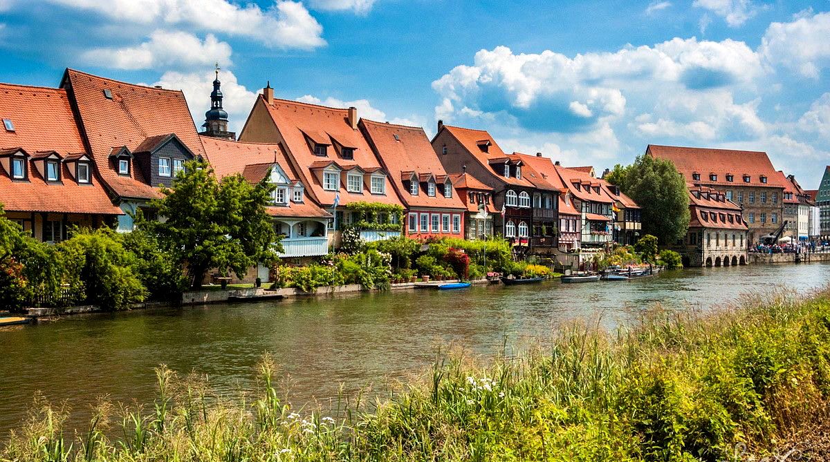 光景美图分享67：班贝格（德国）历史悠久风景如画的河边城市