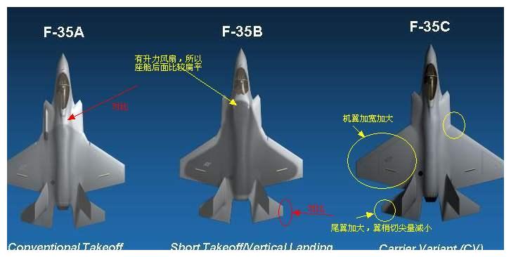美国的F35A和F35C有什么不同？他们的战力哪个更强？__财经头条