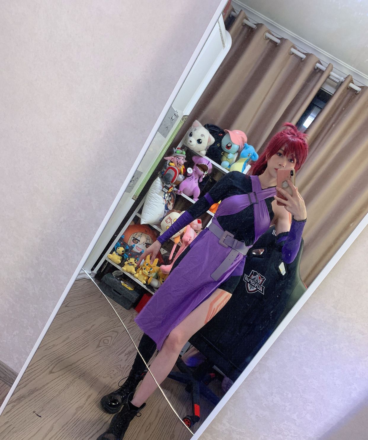 DOTA2最美解说AMS cosplay敌法身心，网友：真女敌法