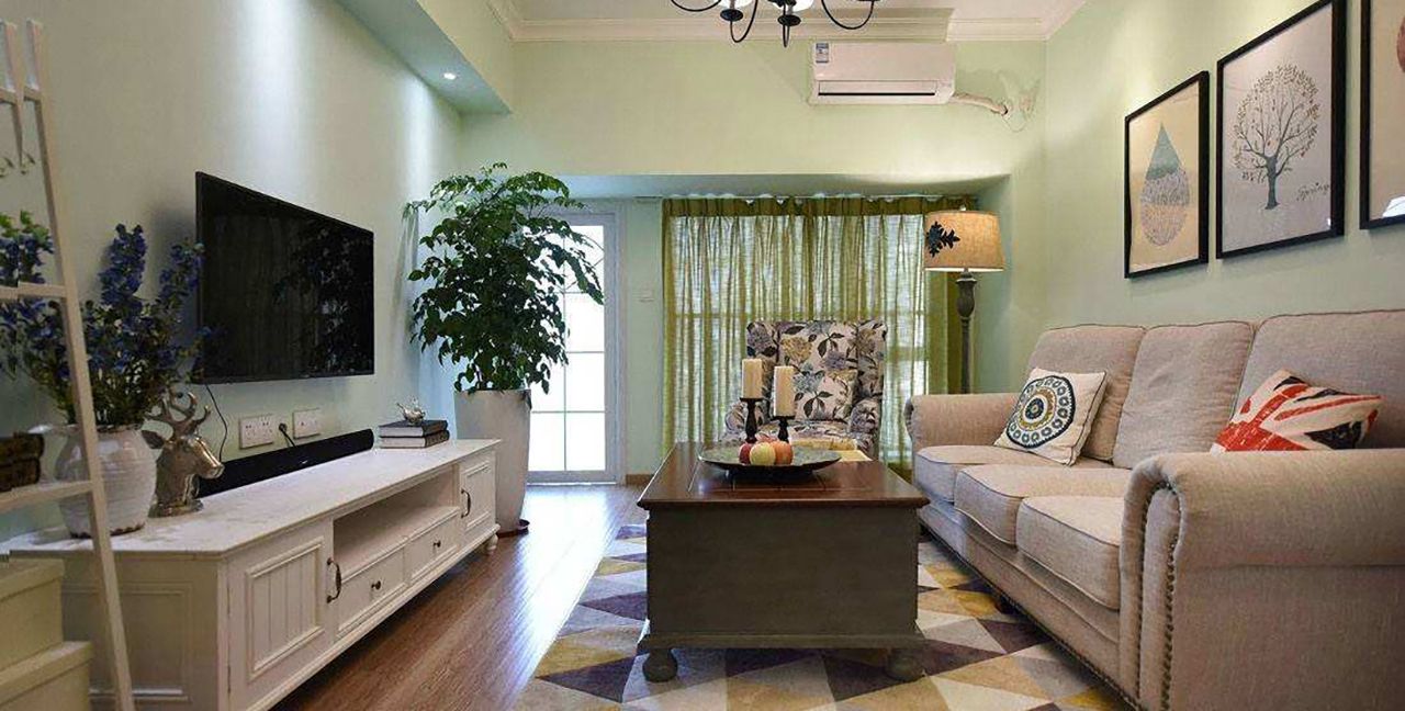 软装色彩绿色系搭配之抹茶绿搭配设计，一抹温馨、一抹暖意