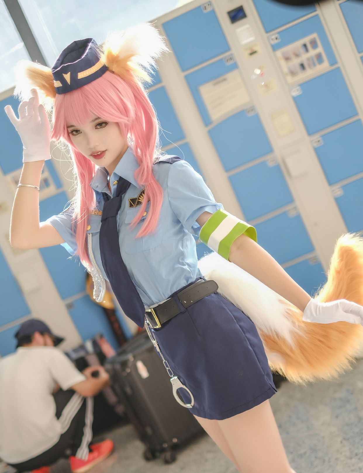 cosplay:十二位coser的女警玉藻前，带给你十二种不同的美，请签