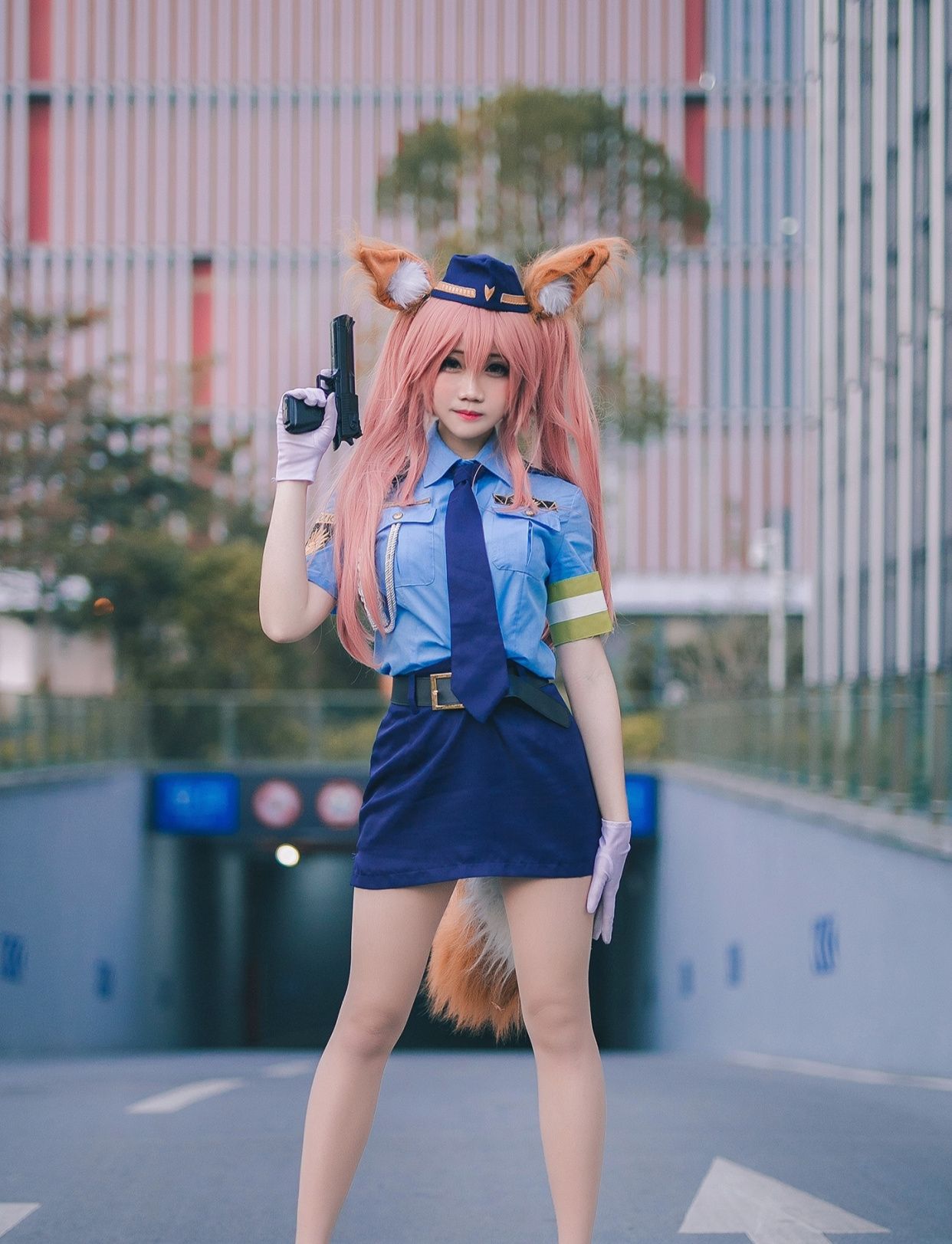 cosplay:十二位coser的女警玉藻前，带给你十二种不同的美，请签