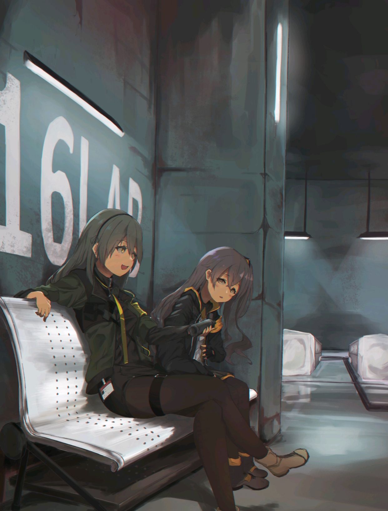 《少女前线》45姐和ump40姐妹，美图合集