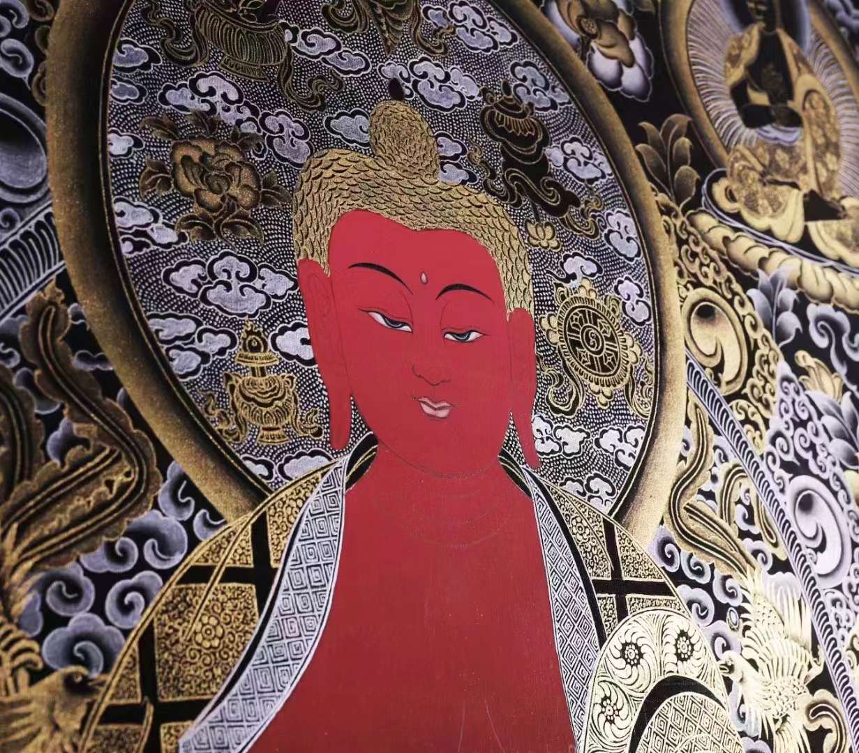 唐卡中的摩尼宝珠|摩尼珠|摩尼|宝珠_新浪新闻