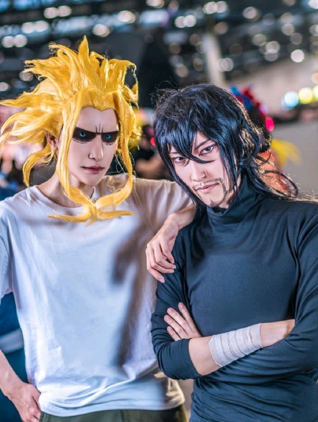 木叶鸣人雏田和我的英雄学院出久cos组合，你最站哪一对CP