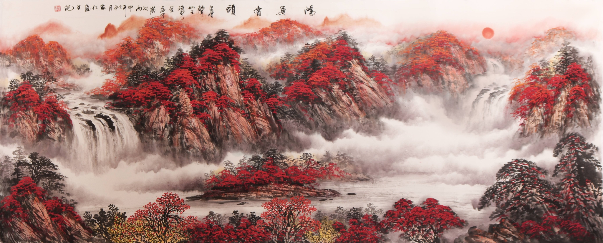 《鸿运当头》系列国画，用墨解析，值得参考借鉴