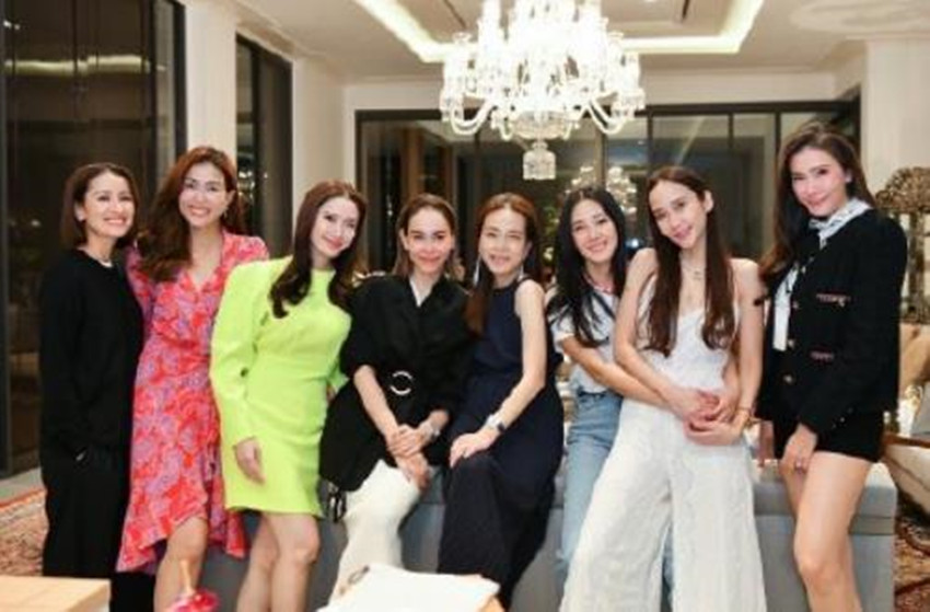 华裔名媛伍伦盼举办晚宴，泰剧女神Aump、Ann、Noon、Aff齐亮相