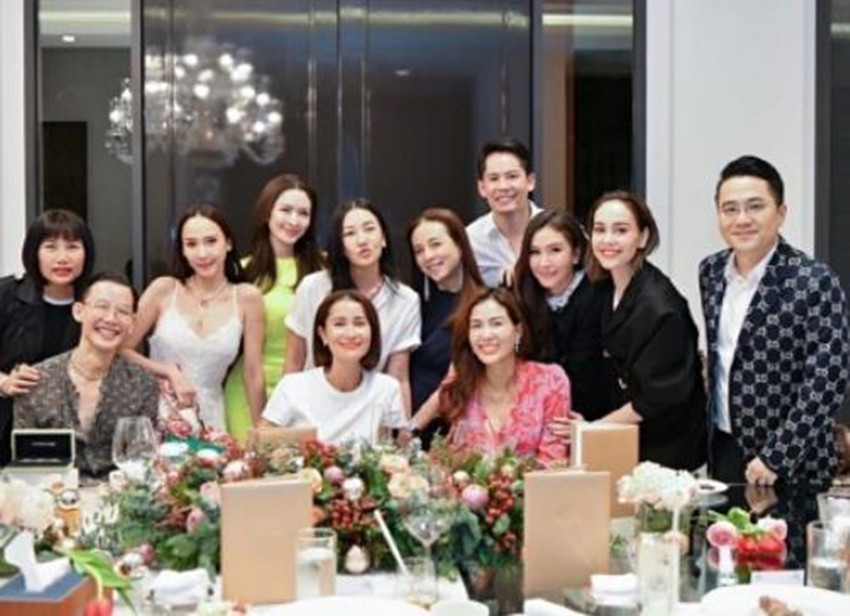 华裔名媛伍伦盼举办晚宴，泰剧女神Aump、Ann、Noon、Aff齐亮相