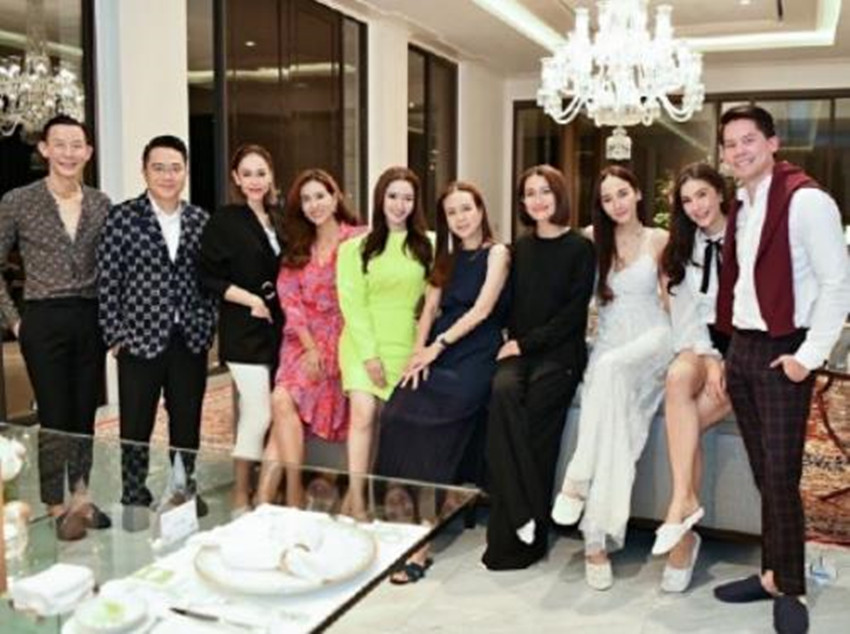 华裔名媛伍伦盼举办晚宴，泰剧女神Aump、Ann、Noon、Aff齐亮相