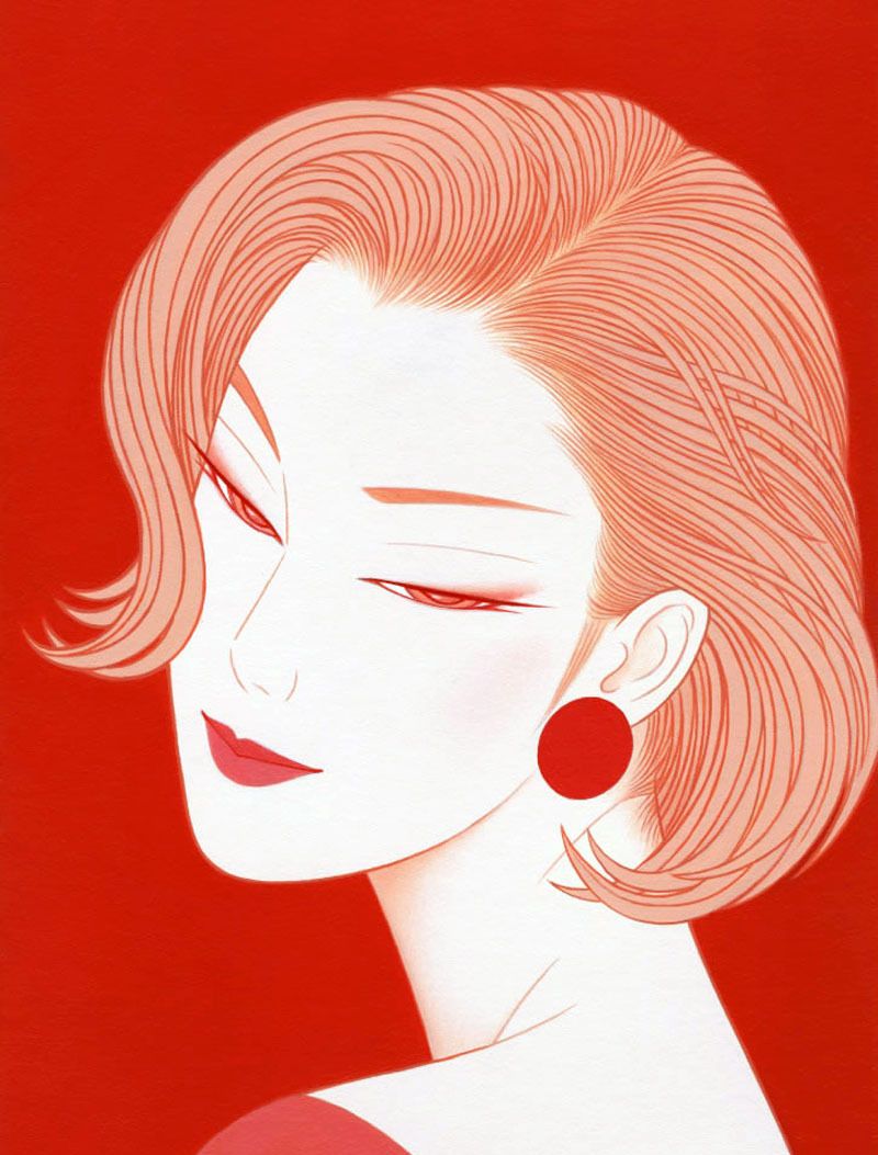 高贵艳丽的东方美人系列一：日本大师鶴田一郎 IchiroTsuruta作品