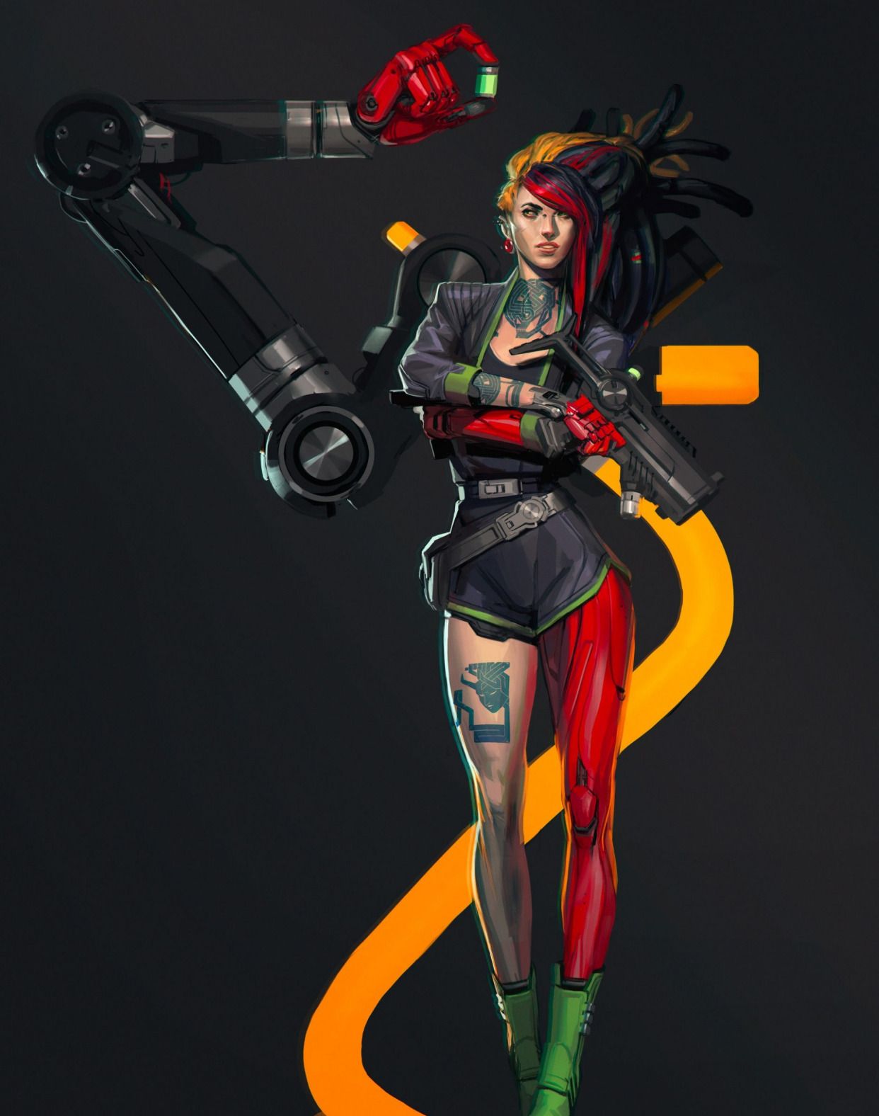 宇航员和幻想太空人！Fred Augis 概念插画作品