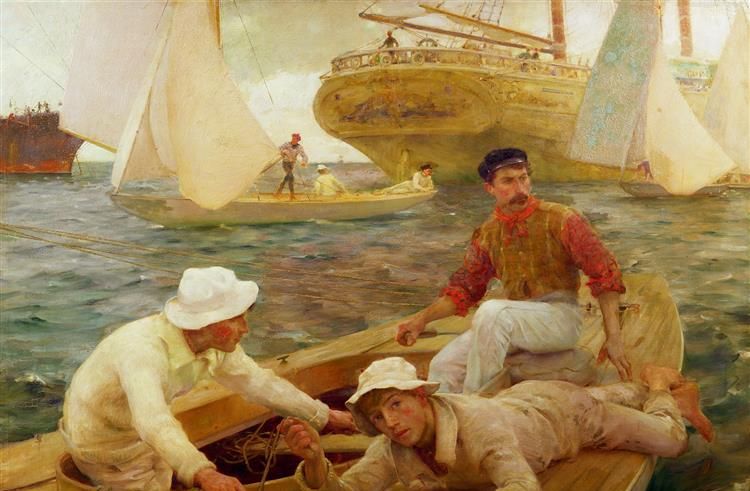 亨利·斯科特·塔克人物画欣赏